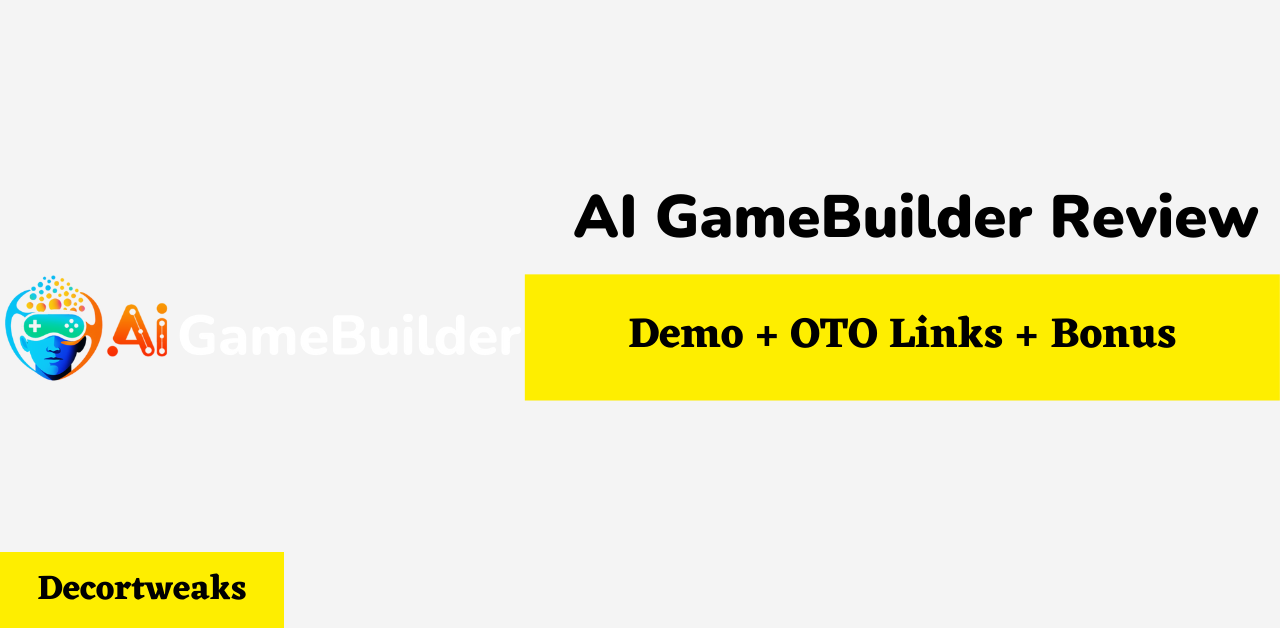 AI GameBuilder Review 2025 - 30% OFF Coupon + 9 OTOs Links